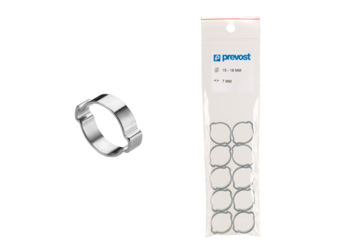 Prevost Standard Treated Steel Double Ear Clamp - Penry Air