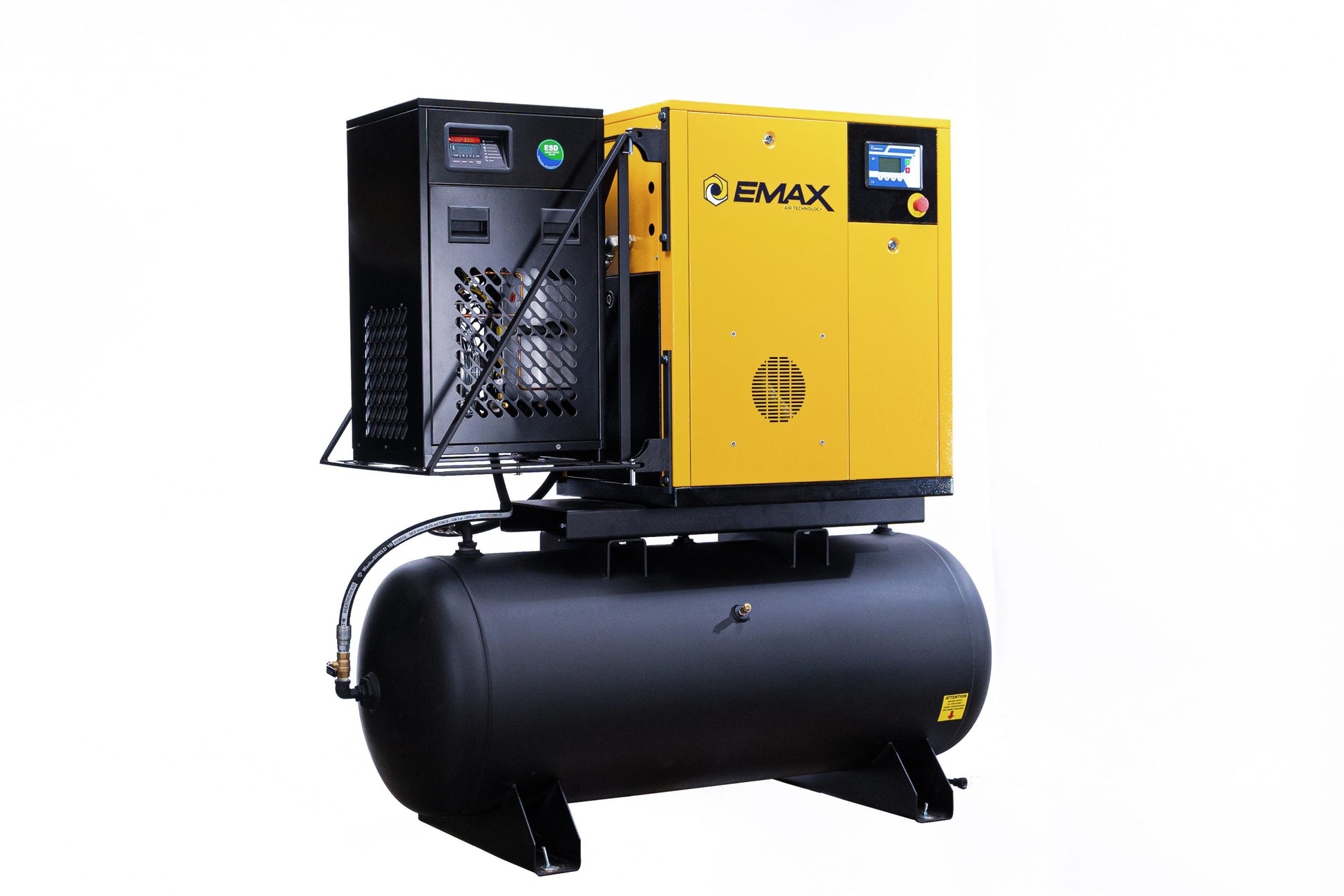 EMAX 15HP 3PH 208/230V 56CFM Energy Efficient Variable Speed Rotary Sc ...