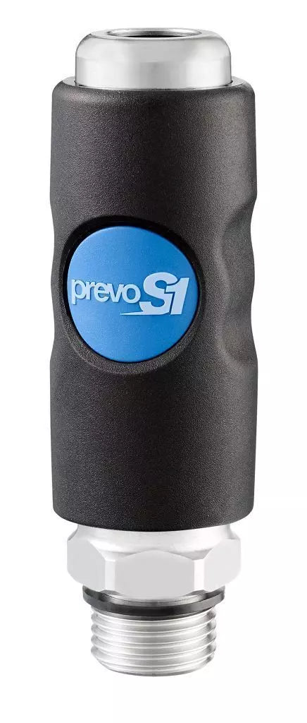 Prevost ISO B SAFETY COUPLING For hose ID = 3/8ftft Hose barb – Penry Air